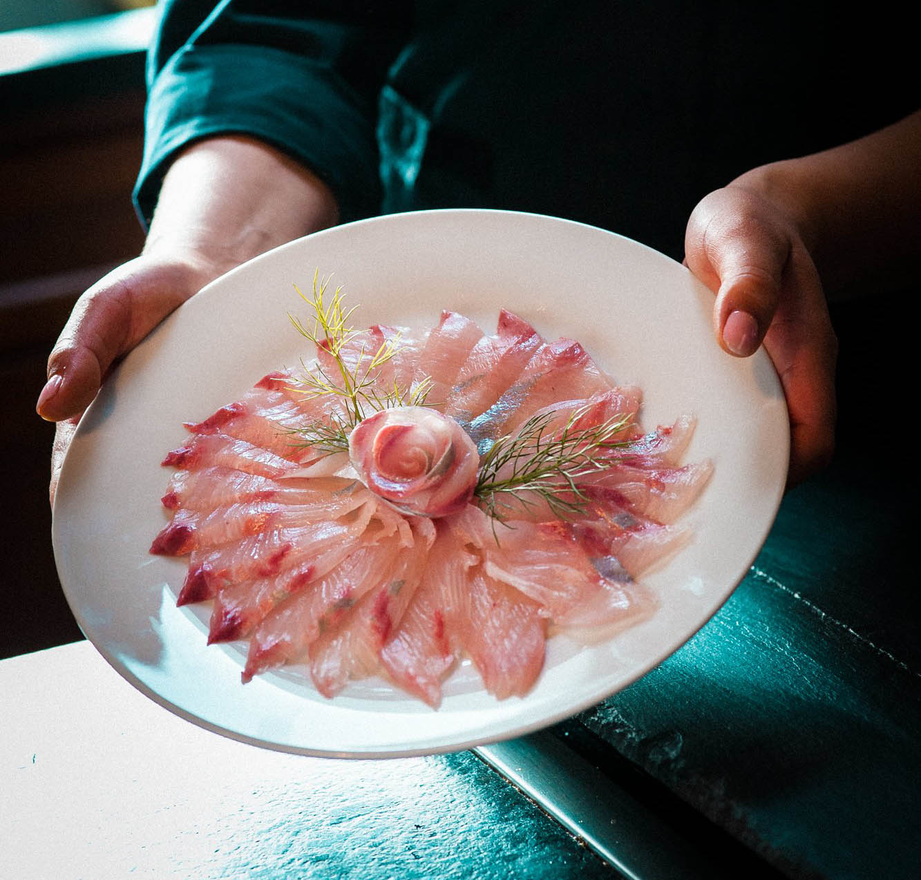 Stripe Bass Sushi
